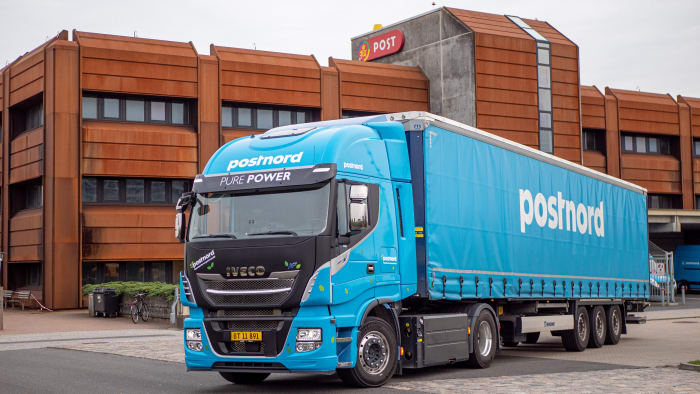 Postnord i Danmark testar Iveco med biogasdrift - Tidningen PROFFS - En ...