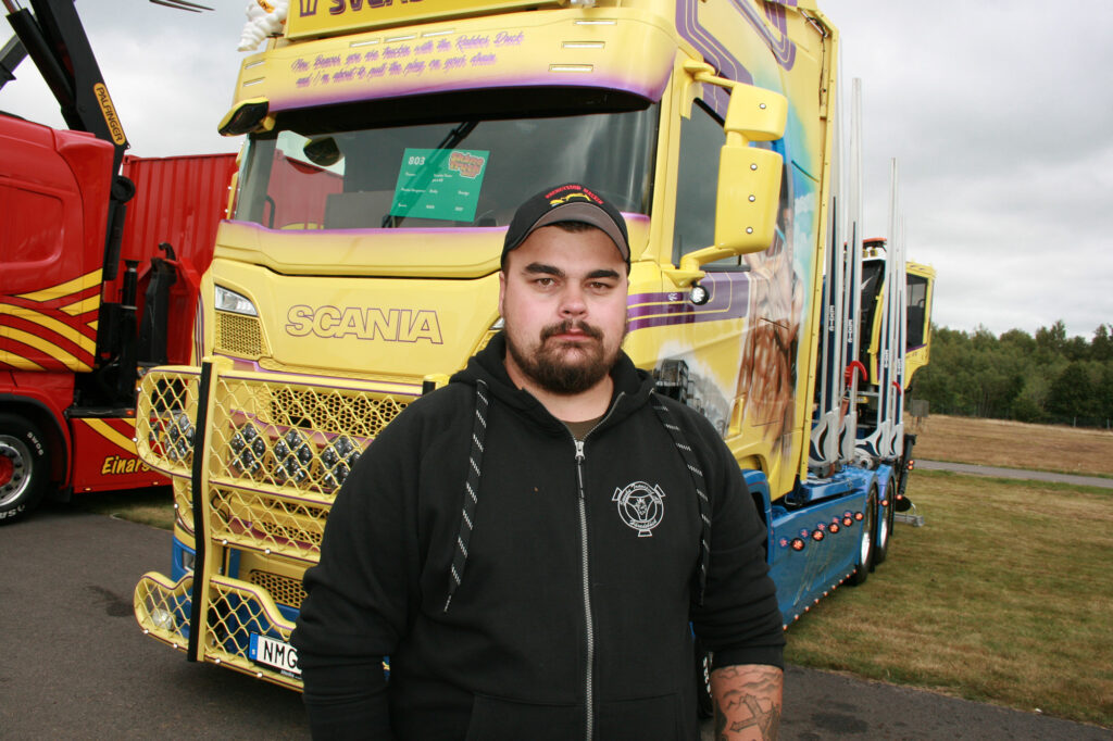 Pontus och Andre – två helt olika utställare på Skåne Truckshow ...