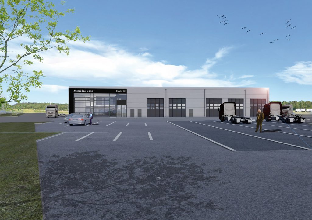 Hedin Trucks bygger ny lastbilsanläggning i Linköping - Tidningen PROFFS - En Riktig Lastbilstidning