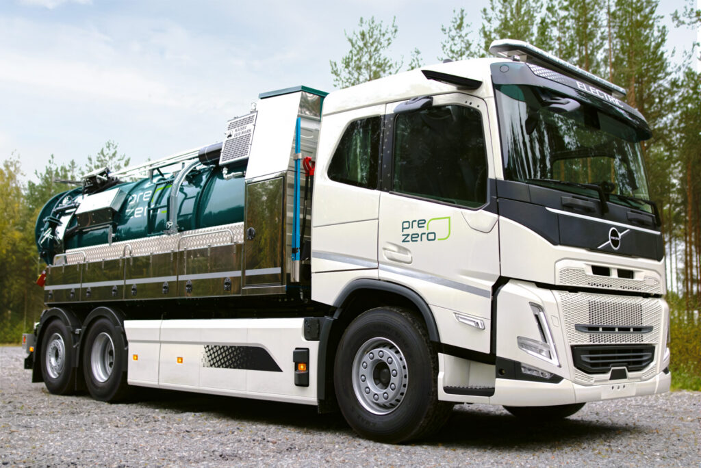 PreZero först i Sverige med eldrivna slambilar - Tidningen PROFFS - En Riktig Lastbilstidning